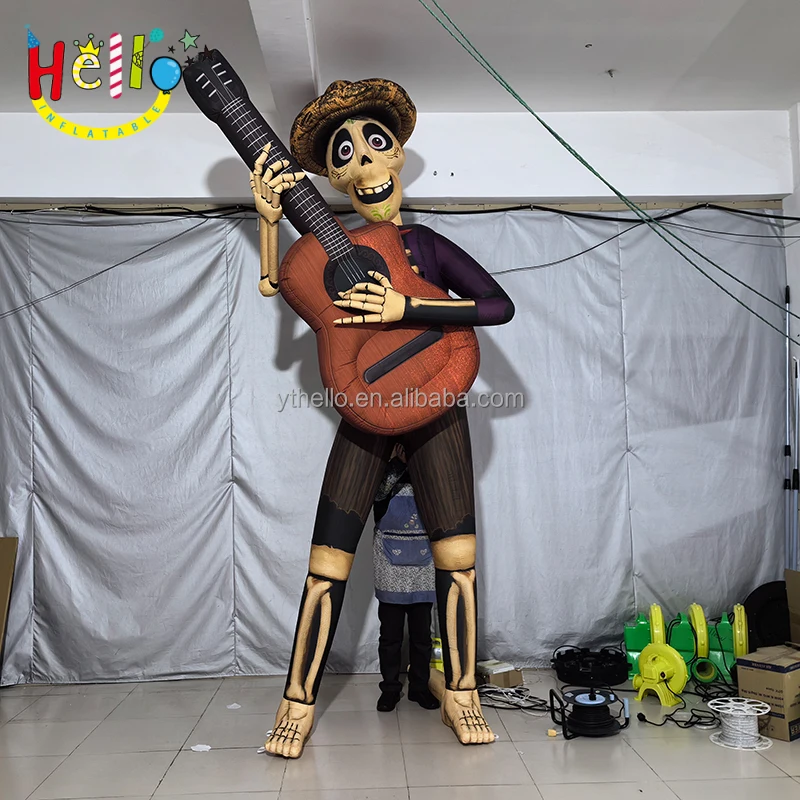 Halloween Inflatable Cartoon Character Model Inflatable Human Skeleton ...