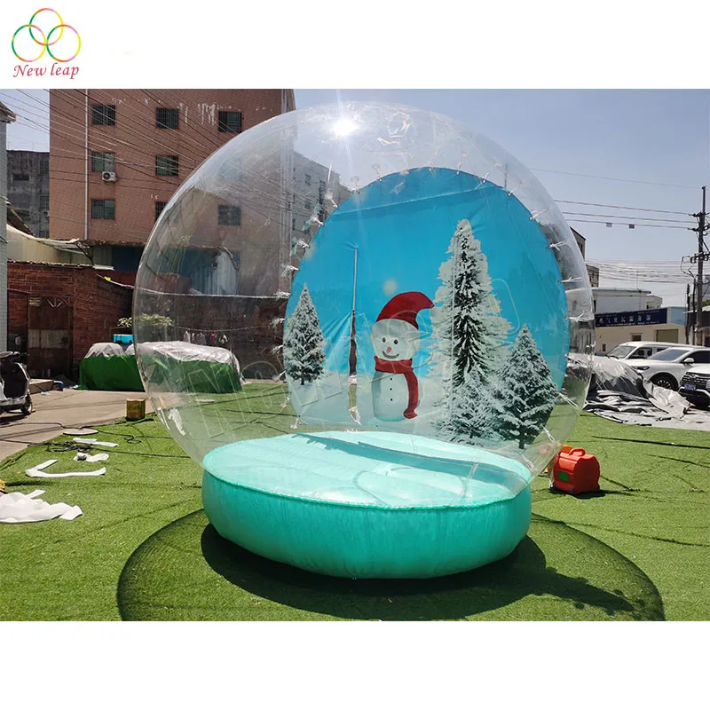 Commercial Life Size Inflatable Snow Globe Backdrop For Entertainment ...