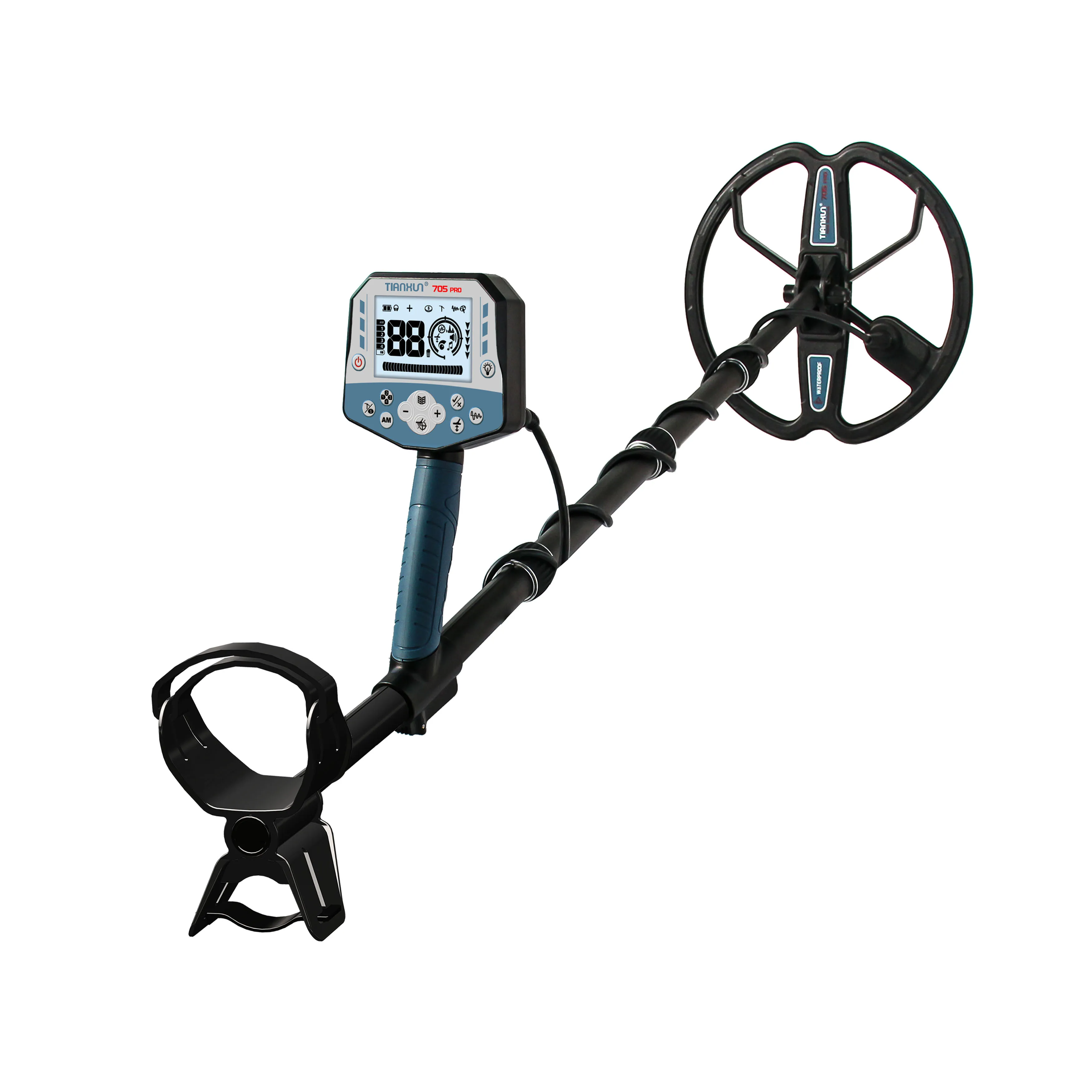 Tianxun 705 Pro - High Sensitivity Metal Detector for Treasure Hunters