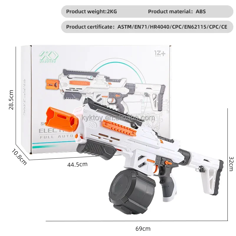 Outdoor Electric Mp5k Akm Ak47 M4 Wate Blaster Bead Crystal Bullet Gel ...