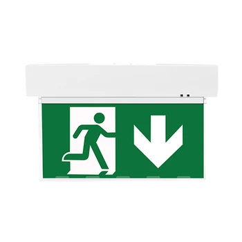 Ip40 24pcs Led Safety Emergency Light Photoluminescent Green Running ...
