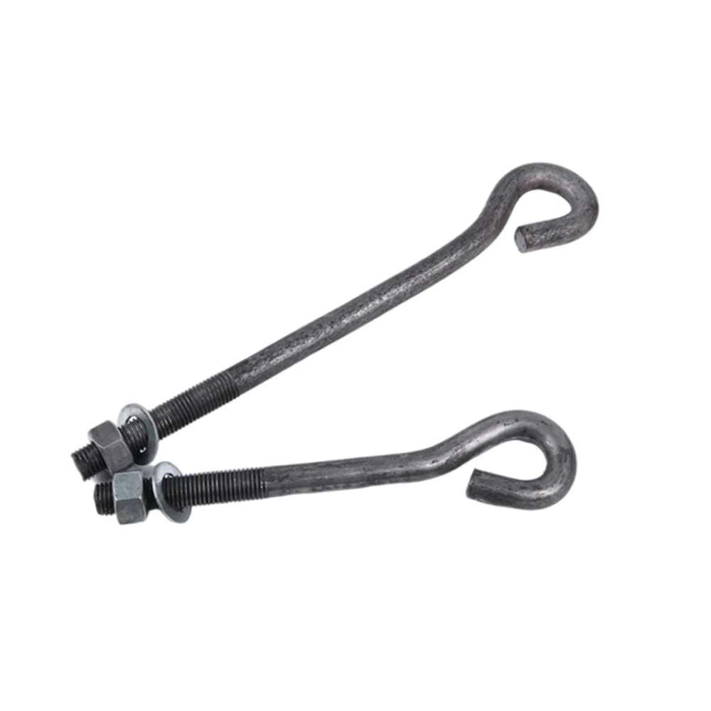 Factory Direct Fastener Ground Anchor Bolt J L Type Foundation Anchor ...