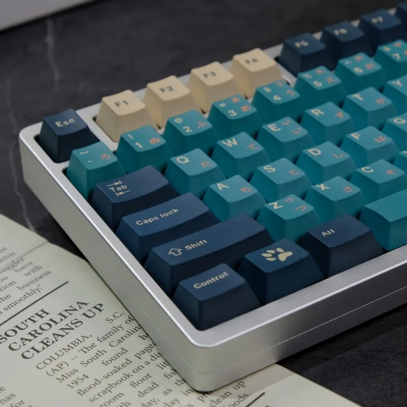 129 Keys GMK Silent Forest Keycaps - PBT Dye Sublimation