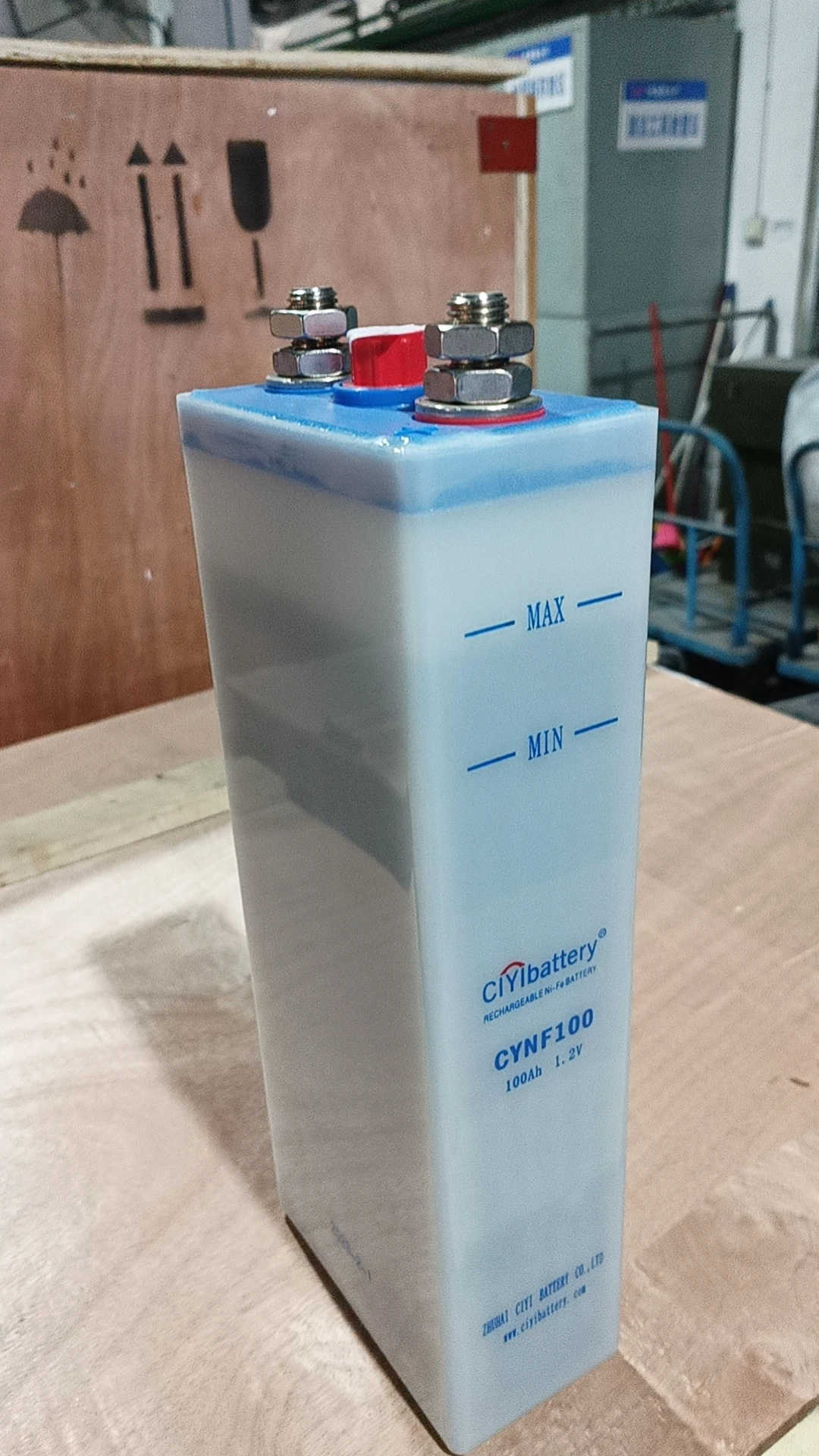 Edison Nickel Iron Battery - 100ah for Solar & Storage