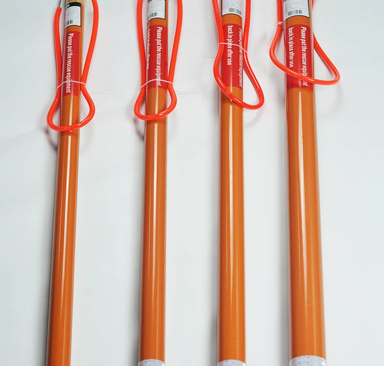 Fiberglass Wrapped Swimming Pool Water Rescue Poles Lifesaving Hook ...