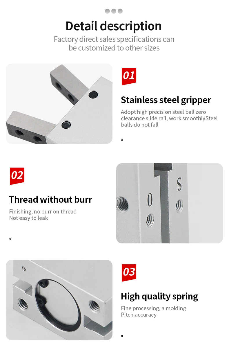 SMC MHC2-10D 16D 20D 25D Cylinder Standard Parallel Type MHC2 Series ...