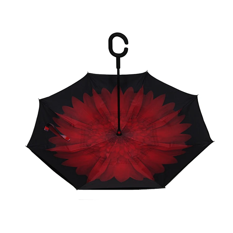 Customized Inverted Reverse Umbrella Parasol - 105cm Rain Proof with ...