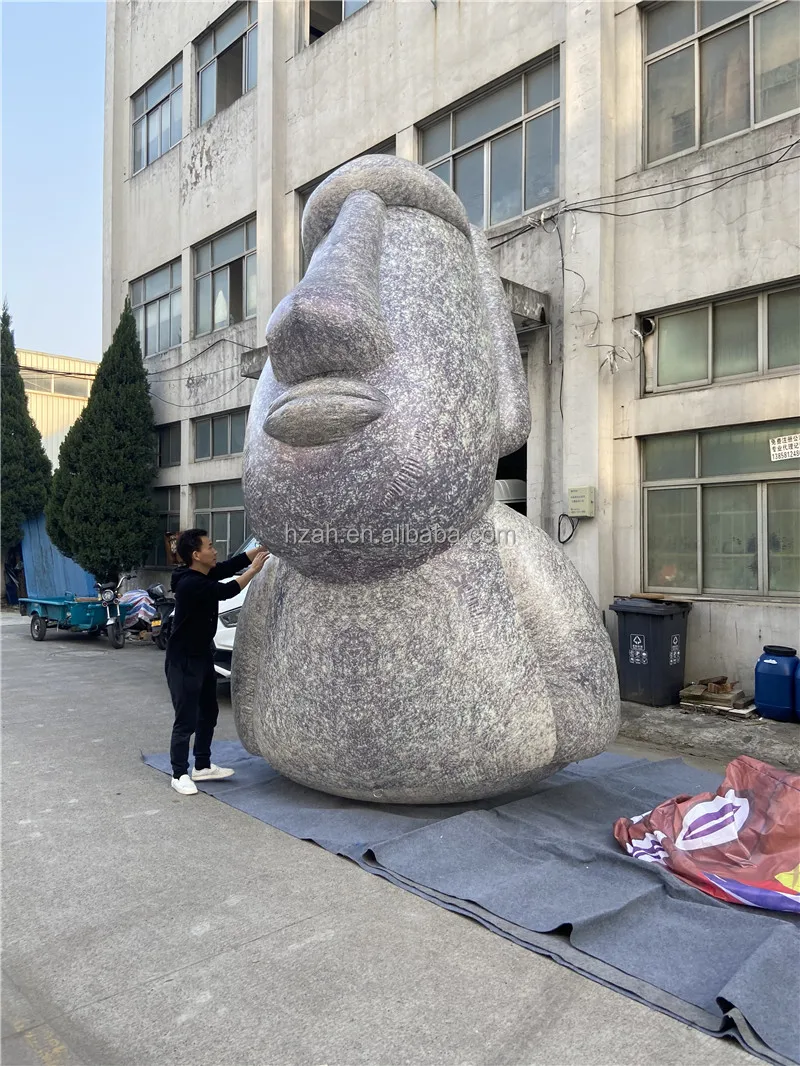 Giant Stone Statue Inflatable Soldier Model for Outdoor Advertising