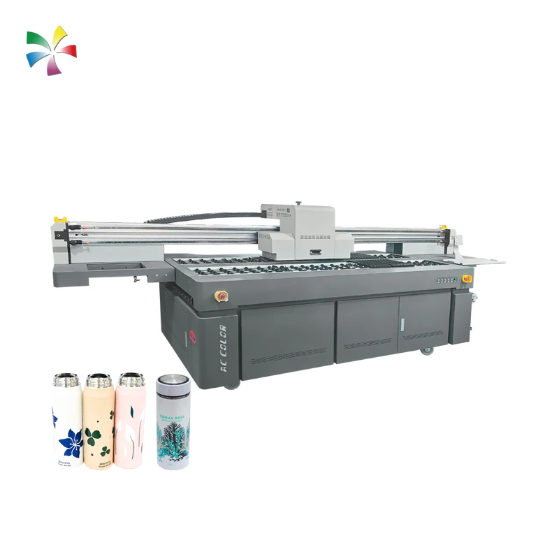 Thermos Bottle 360 Cylindrical Materials Printing Machine UV LED Rotary ...