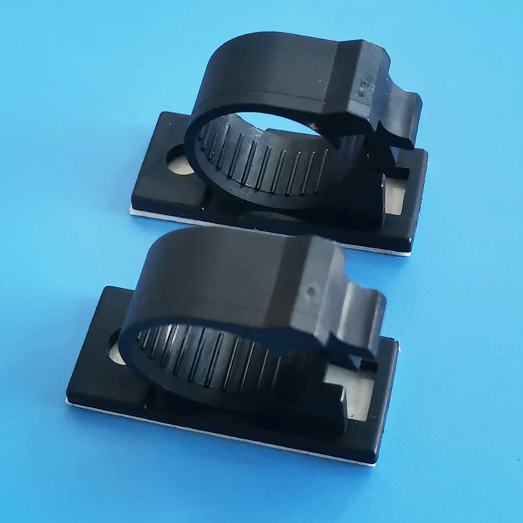 Long San Nylon Back Adhesive Buckle Type Wire Clamp LY-11J Adjustable ...