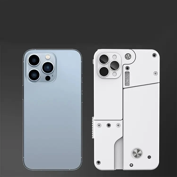 Folding Mobile Phone Soft Ammo Gun with Launching Spray and Throwing ...