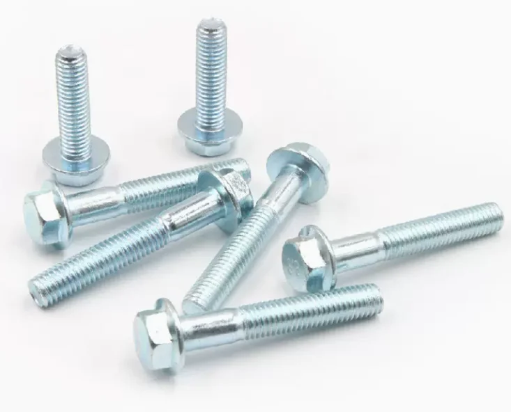 M5 M6 M8 M10 M12 M14 Carbon Steel Blue Yellow White ZINC Plated Hexagon ...