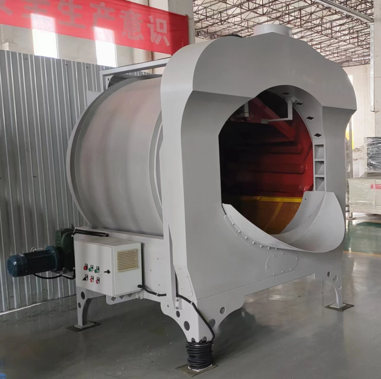 1700 Drum Type Sand Spraying Machine For The Production Of Industrial ...