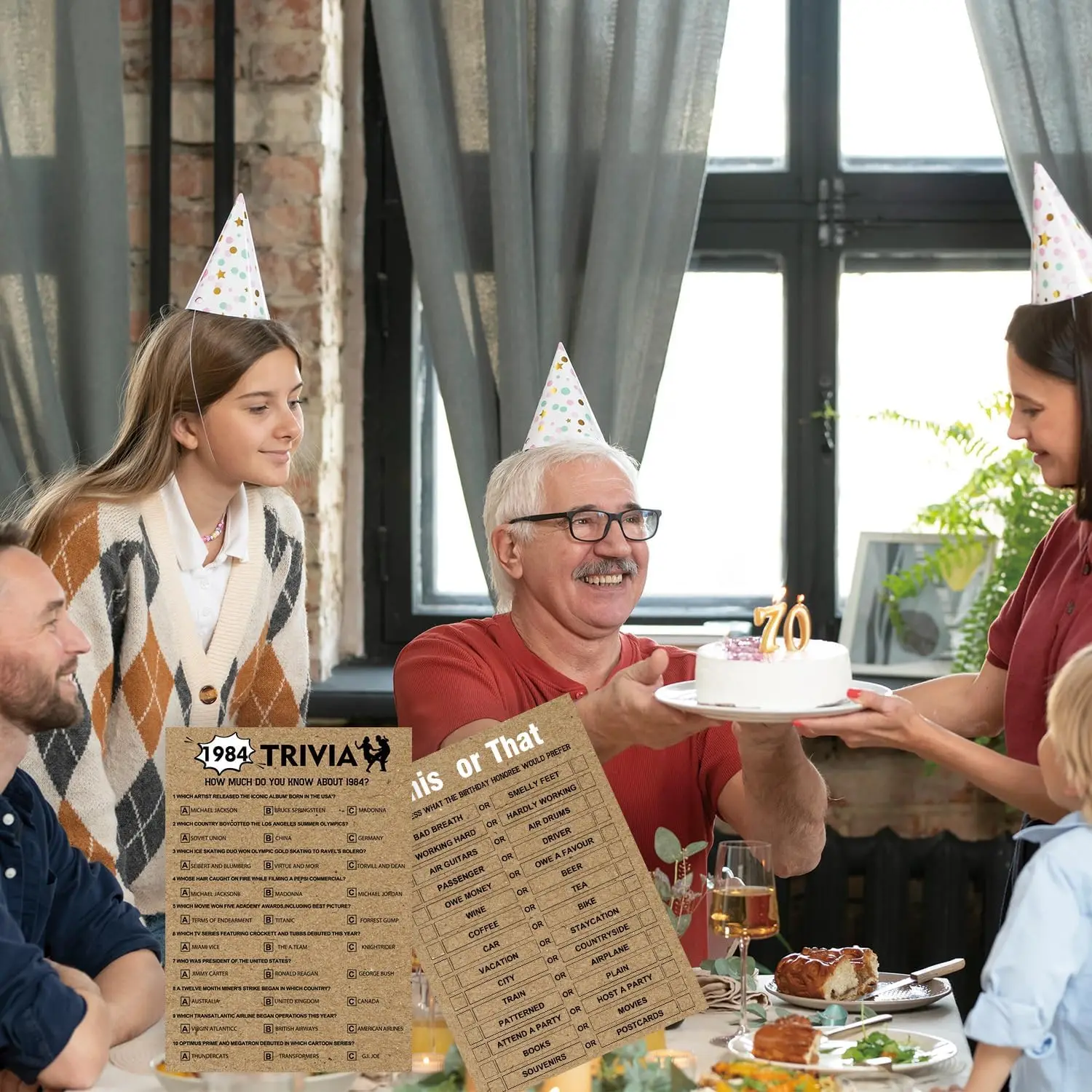 Birthday Party Games Set Of 4 Games For 20 Guests 1984 Birthday Party ...