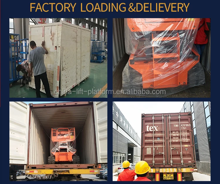 Mini En280 Standard Hydraulic Construction Aerial Work Platform Crawler ...