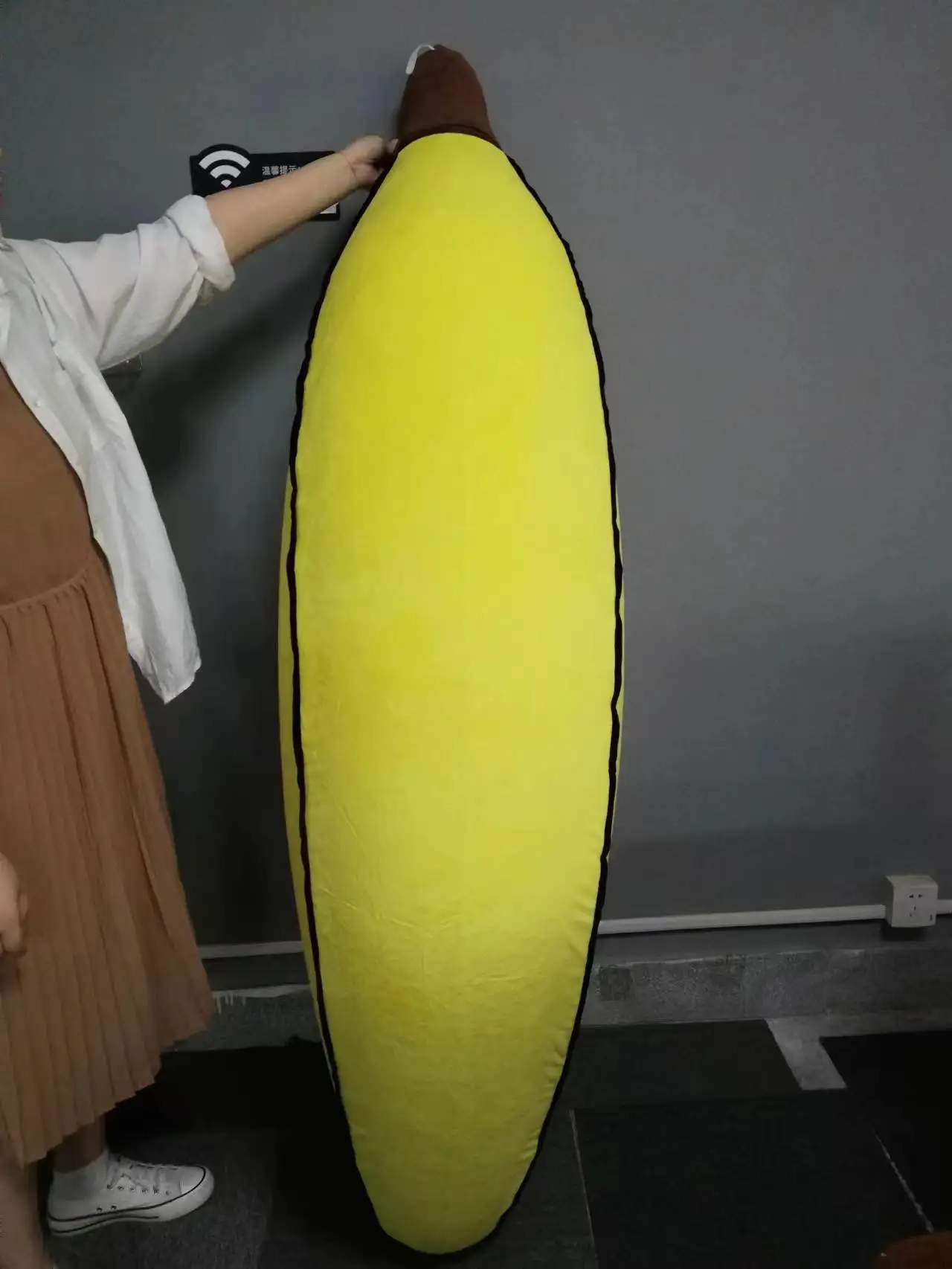 Giant Banana Inflatable Plush Toy Customized Available 180cm Inflatable ...