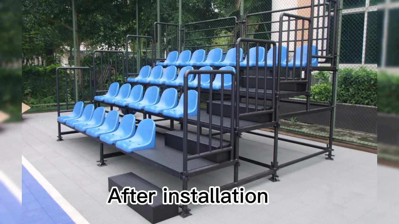 Quick Assembly Dismountable Football Stand Temporary Spectator Seating ...
