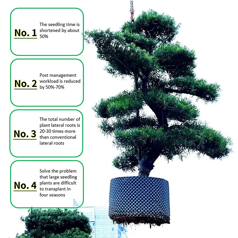 Plastic Hdpe Air Pruning Pot Container Gallon Pot For Vegetable Tree ...