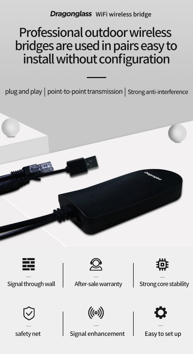 2.4ghz 300mbps Wifi Hotspot - Long Range Outdoor CPE AP