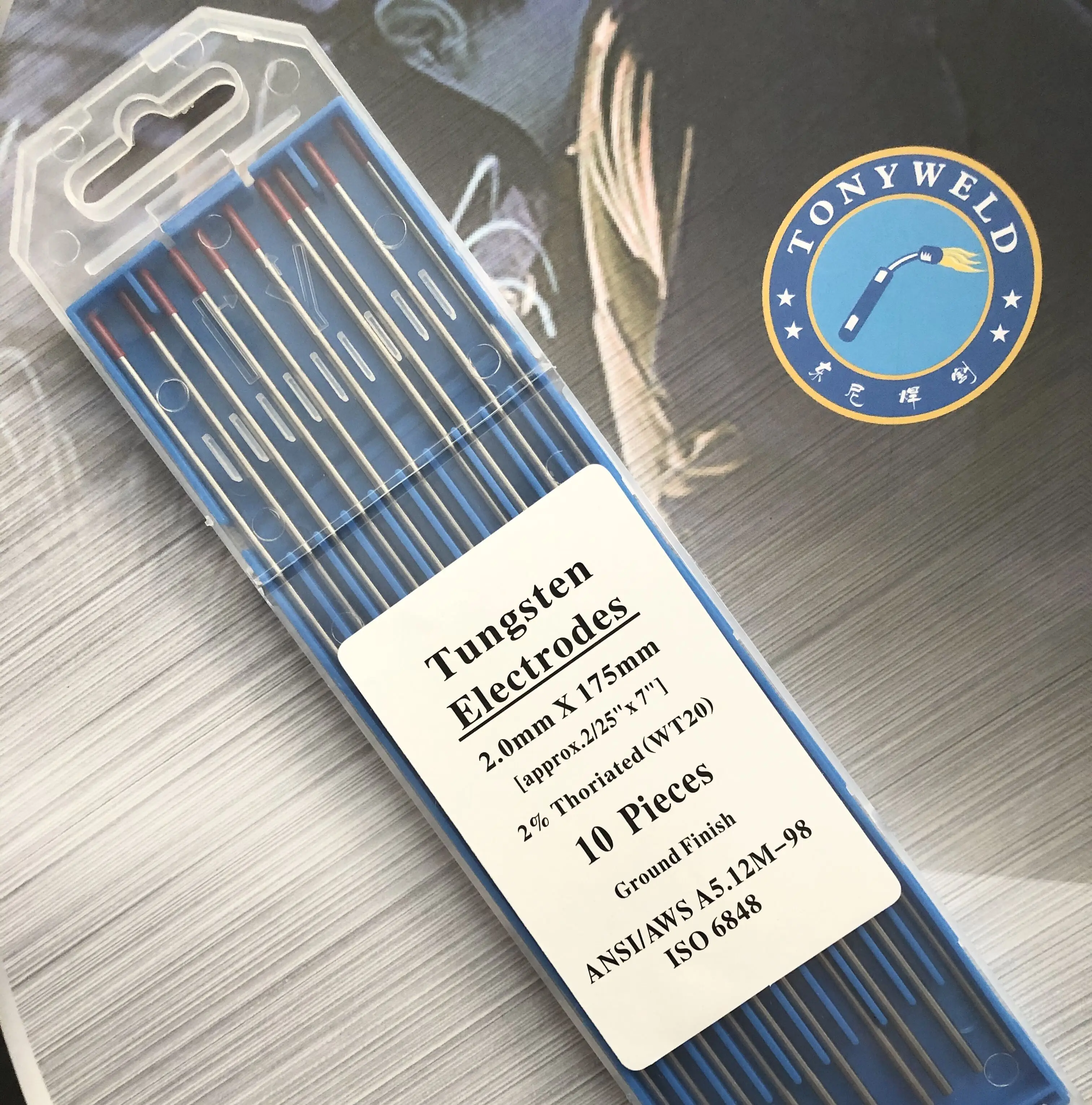 Wt20 150mm 175mm Electrode for Welding Torch| Alibaba.com