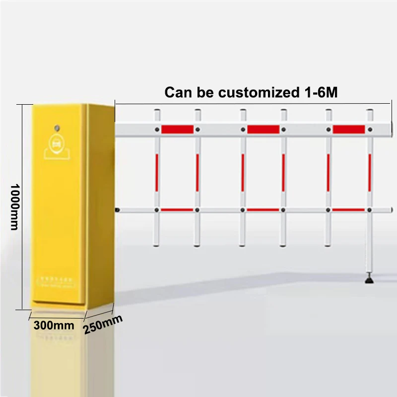 Car Parking Barrier Gate Automatic Fence Barrier Dc 24v Brushless Motor ...