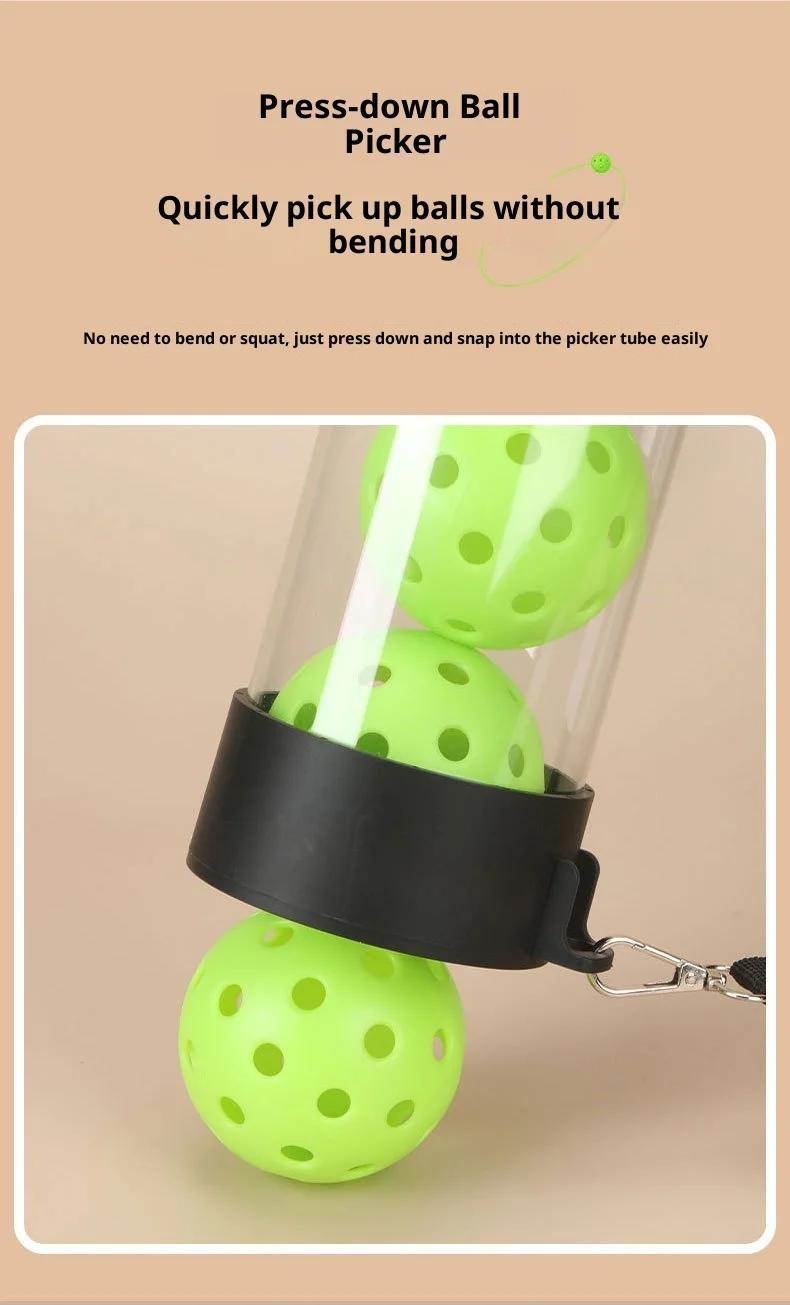 Ball Picker Upper Tube Holds 14 Balls Conveniently Pick up Balls ...