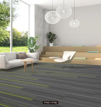 Modern Linear Office Carpet Tiles 25*100 New Design Carpet - Buy Modern ...