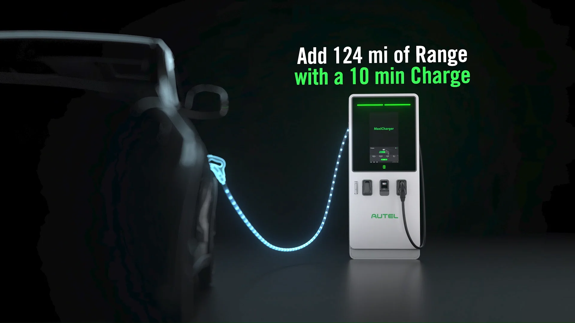 60kw-240kw Commercial Dc Ev Charger Autel Cloud Ocpp Capability Floor ...