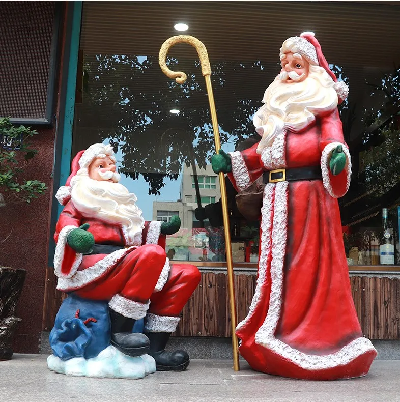 Fiberglass Figurine 3D Large Outdoor Sculpture Customized Life Size ...