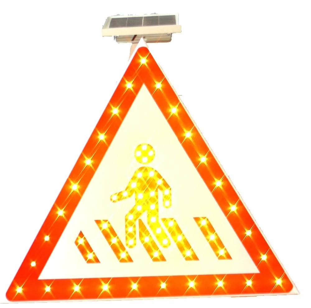 Warning Chevron Sign - 800 Arrow Road Traffic Signal
