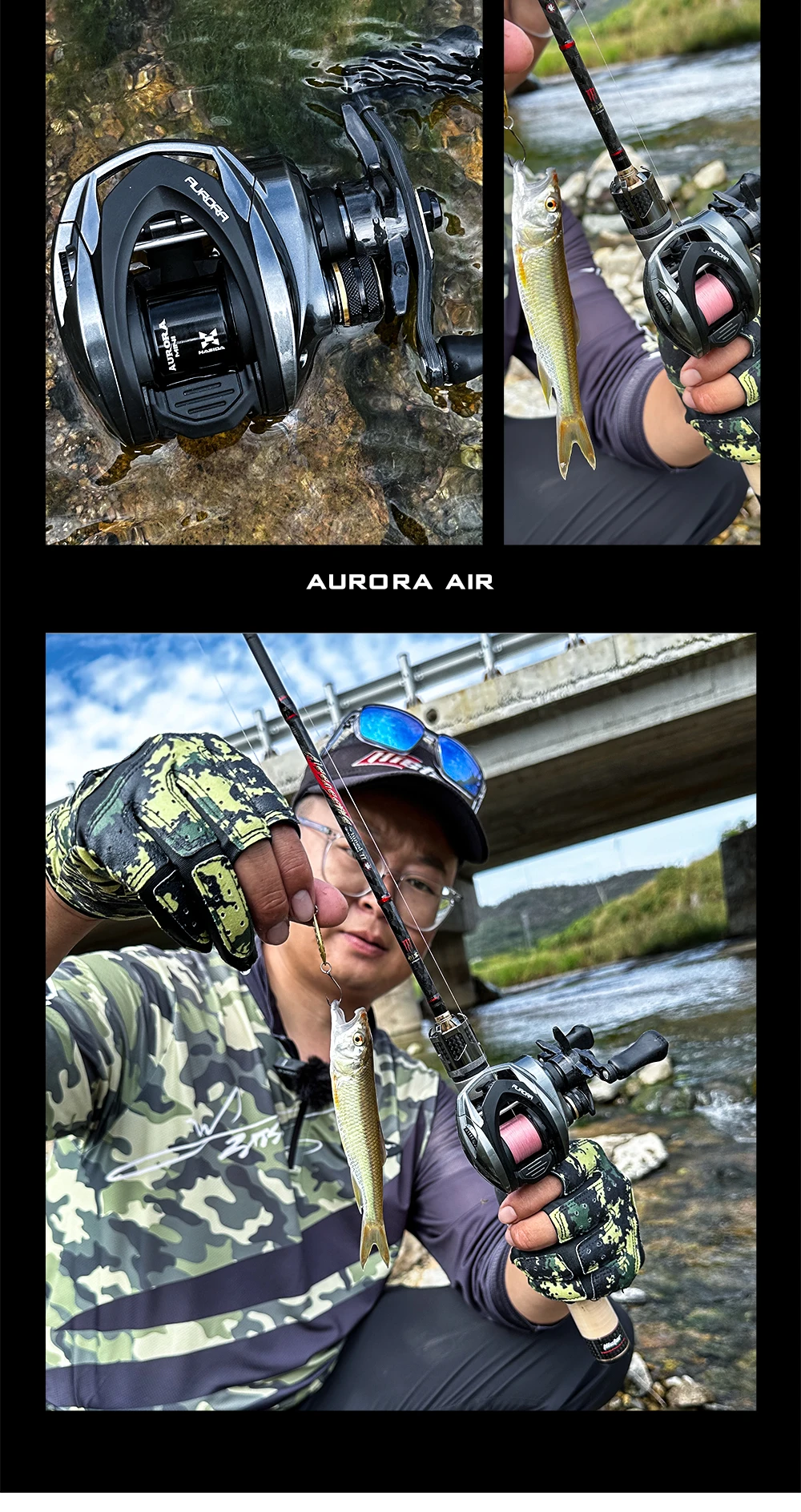 Histar Aurora AIR Light Lure Version - Ultra Light Baitcasting Reel