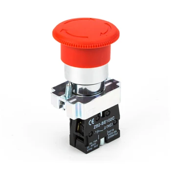 Xb2 Series 22mm Emergency Stop Self-locking Red Mushroom Switch/push Button,Emergency E-stop ...