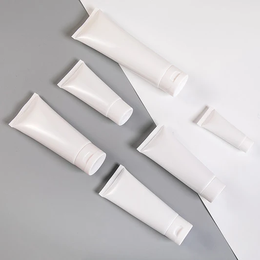 Flip Top Plastic Squeeze Empty Lotion Tube Packaging