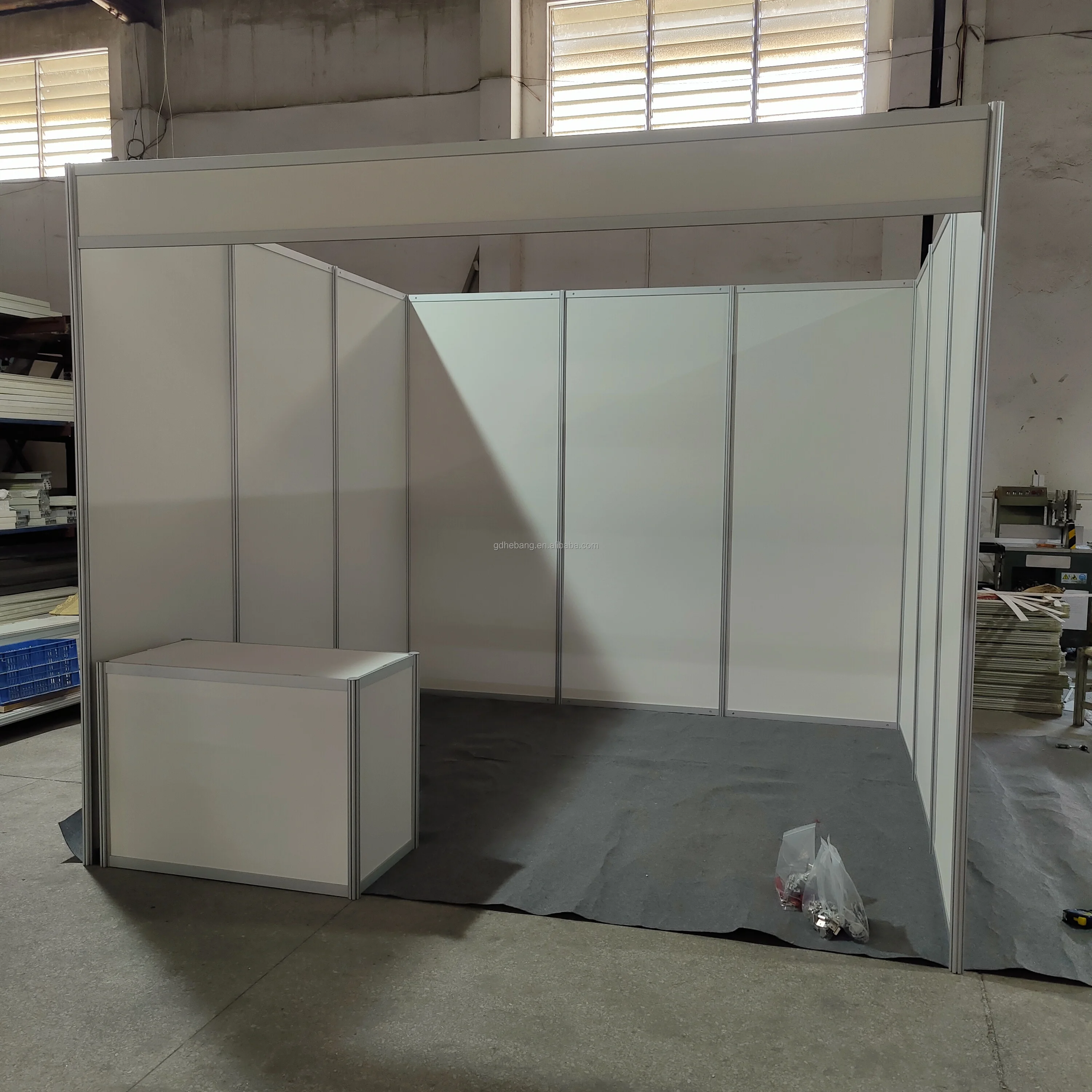 High Performance Aluminum Modular Exhibition Booth 3x3 Shell Scheme ...