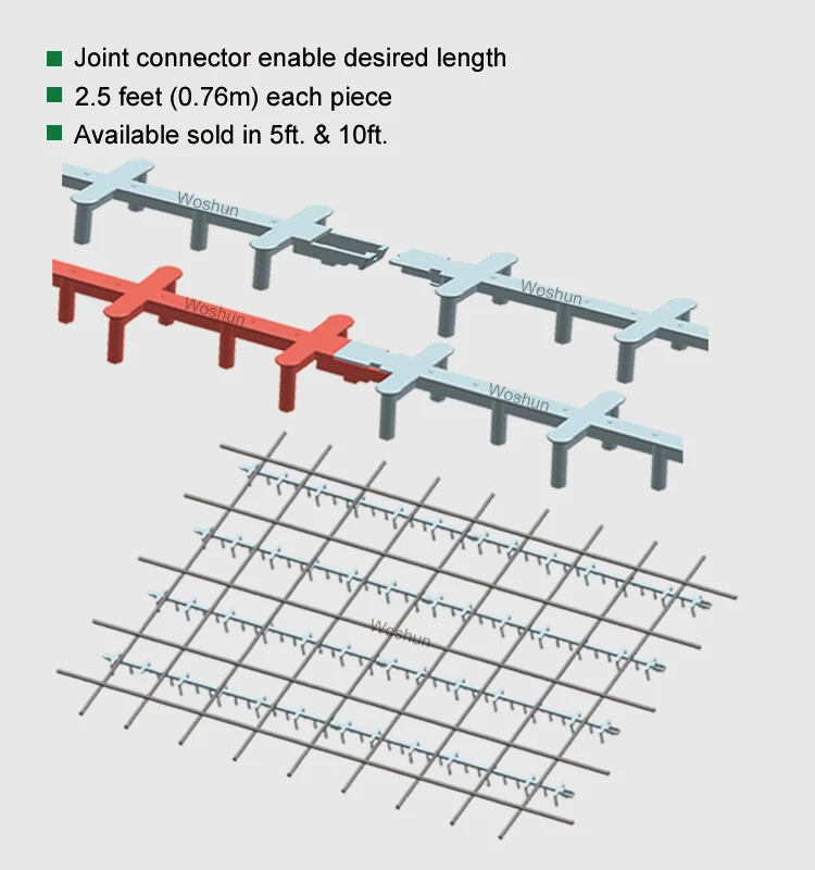 1"-3" 25-75mm Continuous Plastic Deck Rail Factory Wholesale Continuous ...