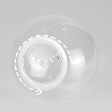 200ml Clear Ball Shape Cocktail Container Party Bottles
