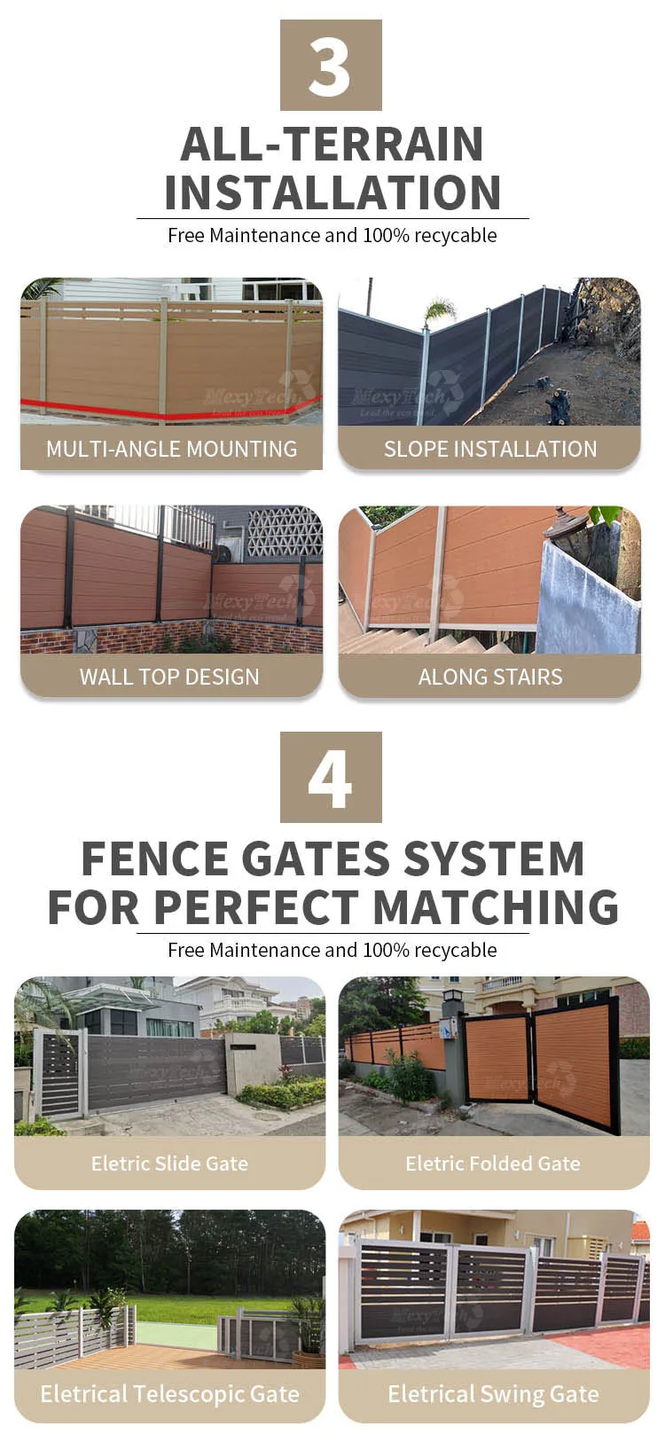 steady than PVC fence panel WPC fence panel decoration privacy fence ...