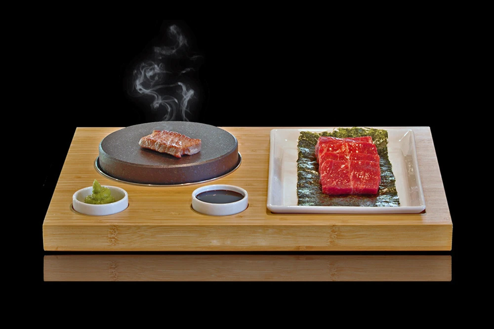 Ishiyaki Custom Restaurant - Hot Stone Steak Cooking Set
