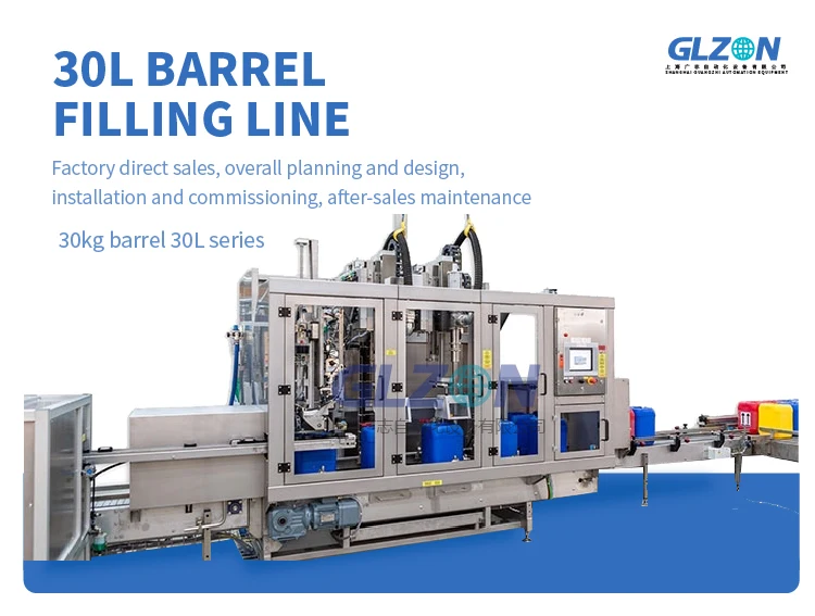 Auto Inline 4 Nozzles Filling Machine for 5-25L Edible Oil Cream ...