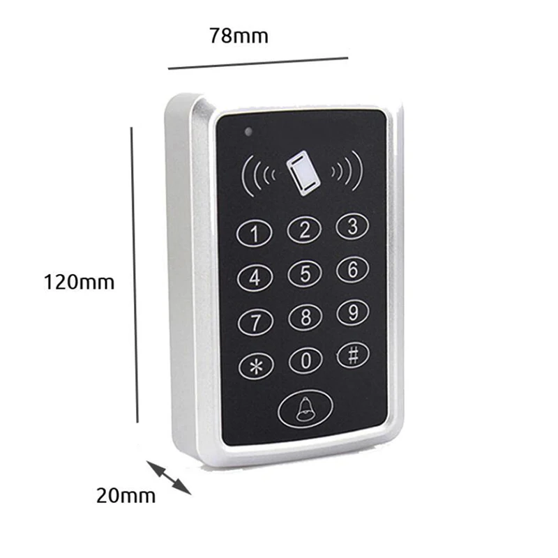 125khz RFID Access Control Keypad - Secure Door Access