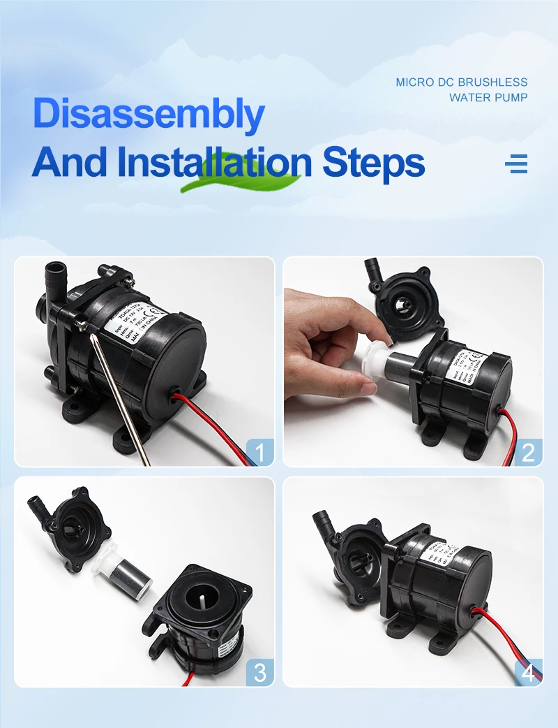 Micro DC Water Pump - High Flow & High Water Head for Smart Toilet