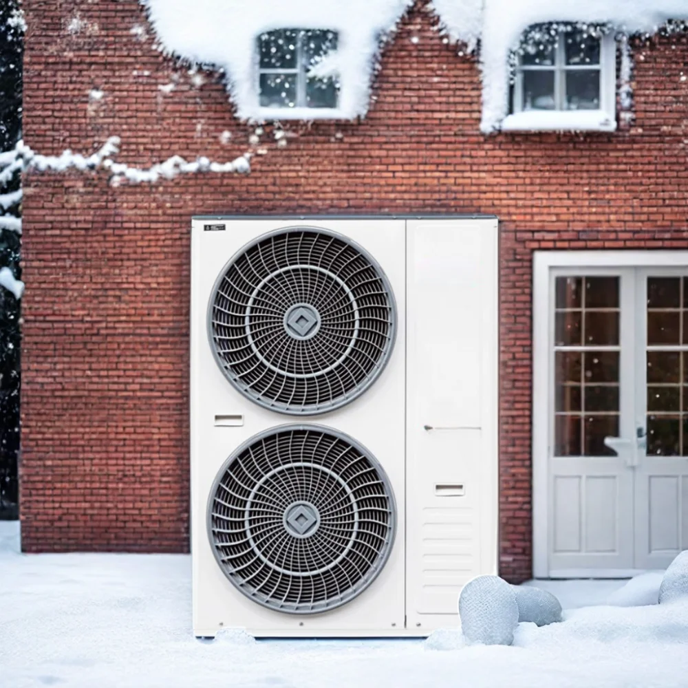 R32 Monoblock Dc Inverter Evi Electric Air-to-water Stainless Steel Fan Coil Unit Hot Water ...