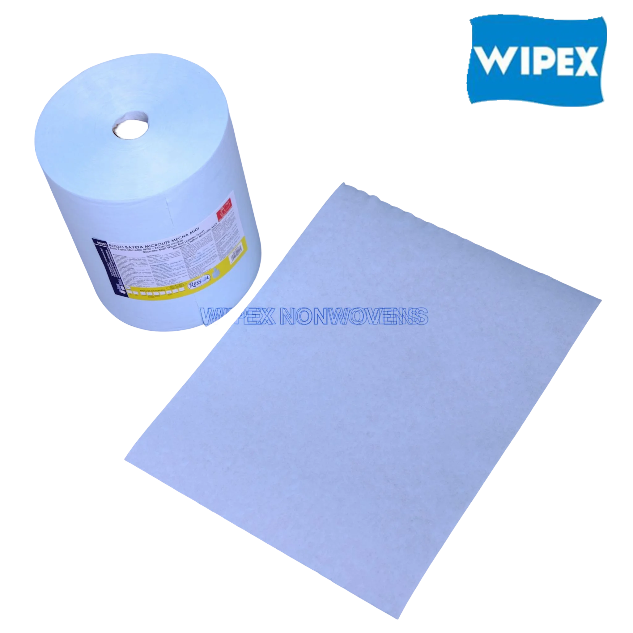 WIPEX---Spunlace Nonwoven Reusable Cleaning Cloth Roll Industrial Wiper ...