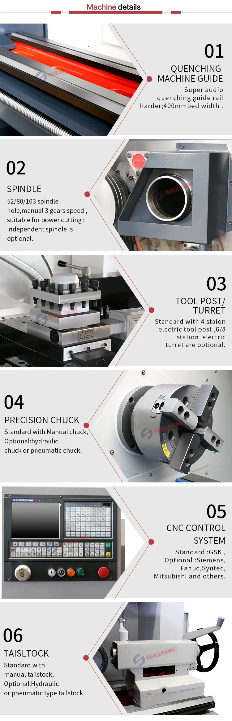 Syntec Cnc Controller Lathe Machine Cak6150 Double Spindle Cnc Lathe Machine Lathe Cnc Machine ...
