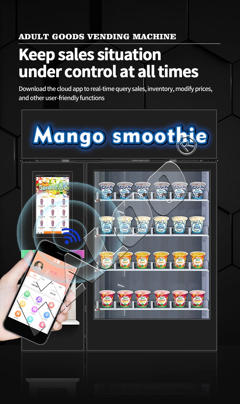 Haloo Smoothie Vending Machine - Self Service & Frozen