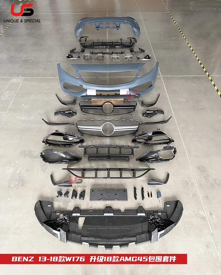 High Quality A45 Body Kit For Mercedes Benz W176 Upgard To A45 Amg ...