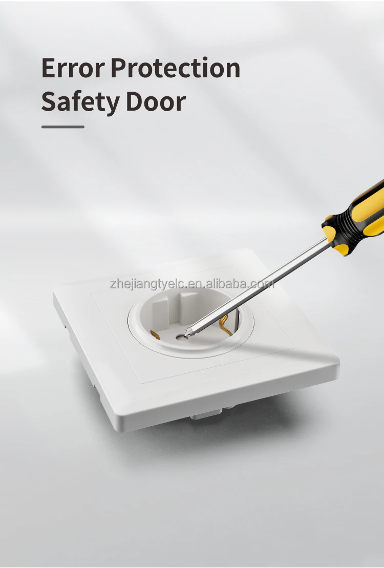 Tyelc UK EU Standard Electrical Switches With USB Wall MF Sockets 3 Pin ...