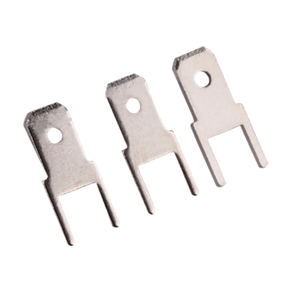 Contact Double Male Connector Faston Tab Terminal Lug - Brass PCB ...