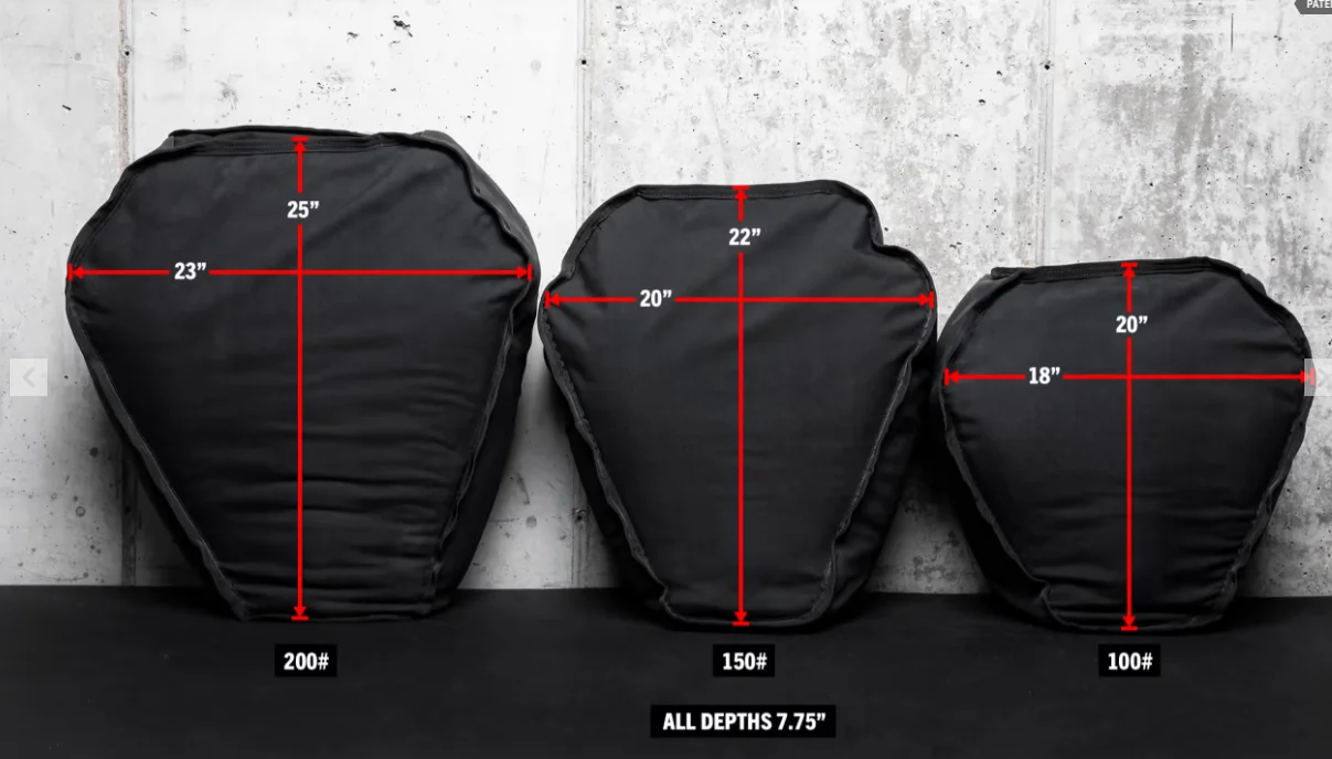 Husafell Heavy Duty Oxford 1000D Nylon Sandbags for Fitness Strongman ...