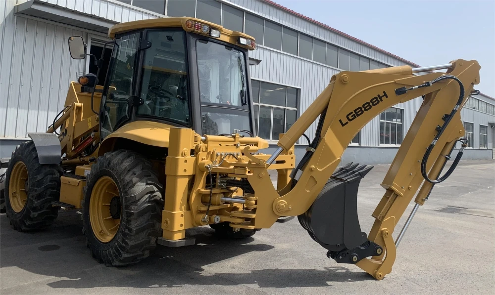 High Efficiency Diesel 4x4 Tractors with Backhoe Loaders